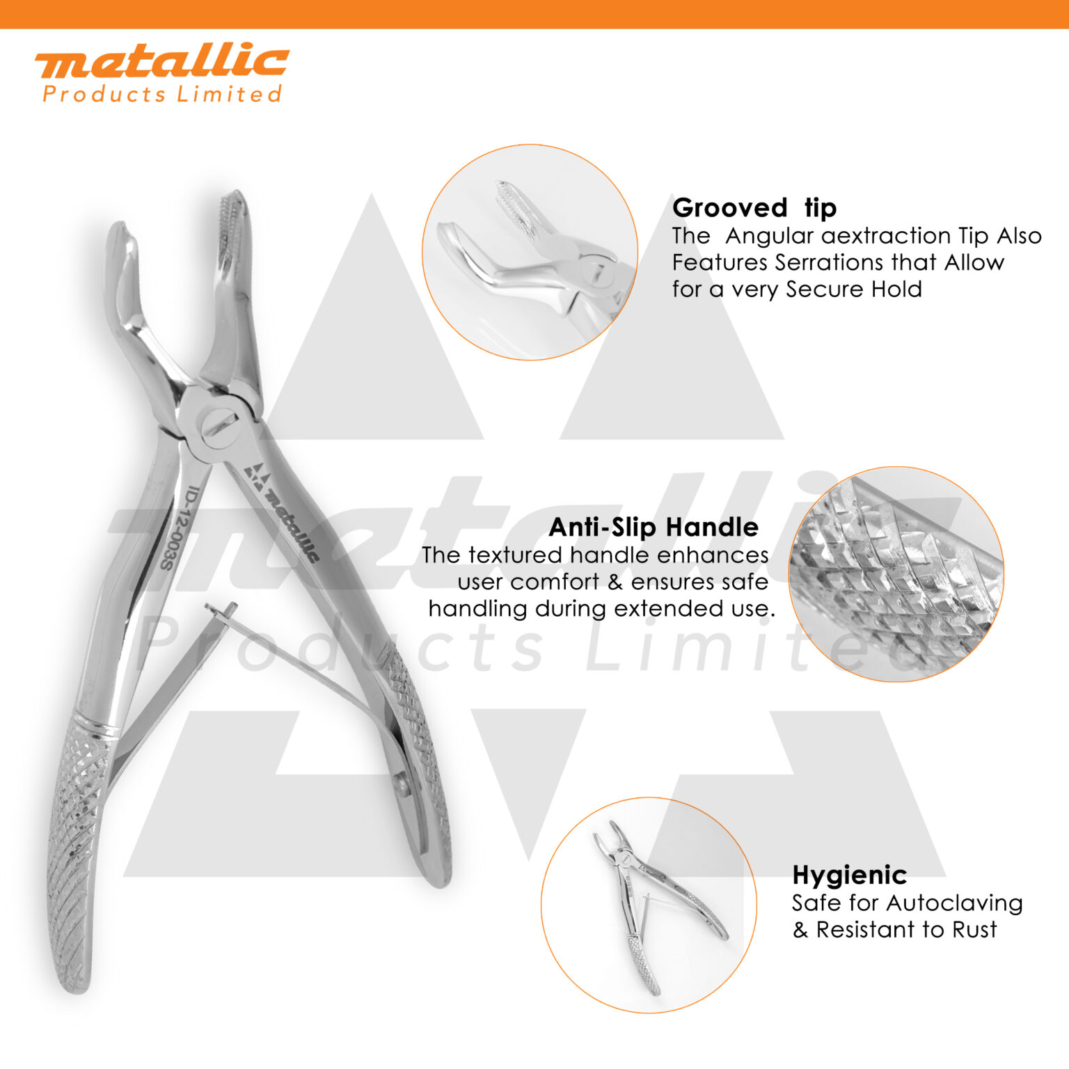 Child Extracting Forceps Fig.3S | Precision Pediatric Dental Tool